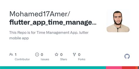 GitHub Mohamed17Amer Flutter App Time Management This Repo Is For