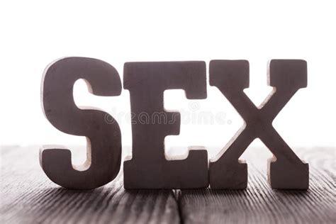 The Word Sex Stock Image Image Of Sexuality Figure