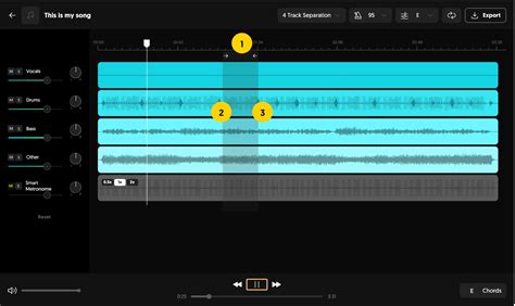 How To Select And Loop A Part Of The Song Web Version Moisesai