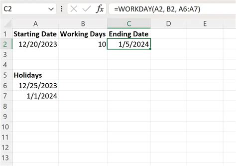 Excel Como adicionar dias úteis a uma data Estatologia