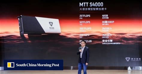 Us Sanctioned Chinese Chip Start Up Moore Threads Unveils Gpu Based