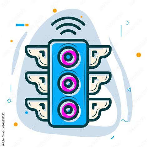Predictive Ai Analytics To Anticipate Traffic Congestion Concept Adaptive Traffic Signal