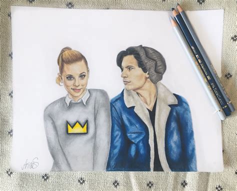 Betty Cooper And Jughead Jones Riverdale Drawing Bughead Fanart