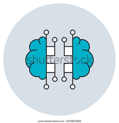 Machine Learning Model Icon Building Optimizing Stock Vector Royalty Free 2570843985