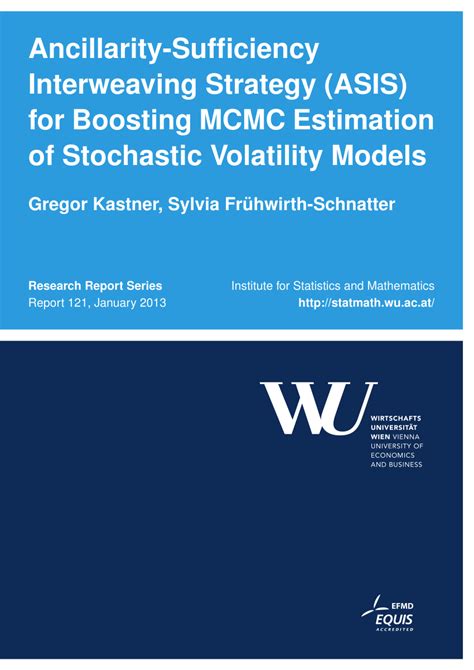 Pdf Ancillarity Sufficiency Interweaving Strategy Asis For Boosting Mcmc Estimation Of