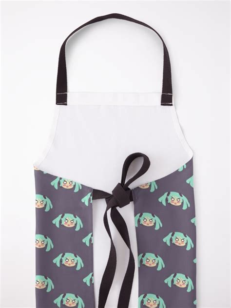 Miku Binder Pattern Barista Apron Miku Plush Shop Official Miku Plush Store