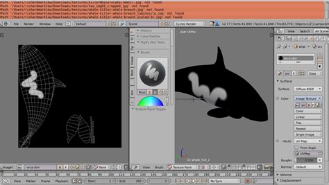 Texture Not Showing Up In Texture Paint Mode Materials And Textures