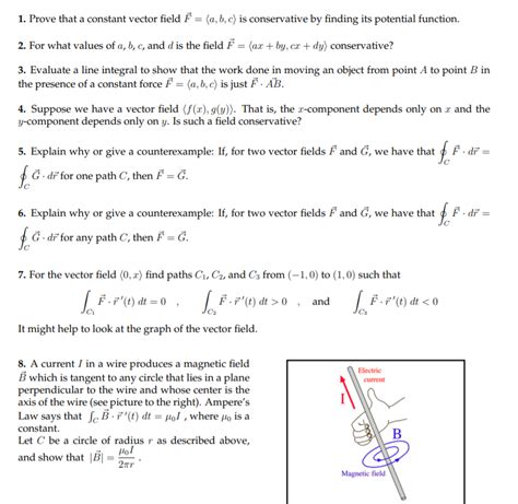 Solved Prove That A Constant Vector Field F A B C Is Chegg Com