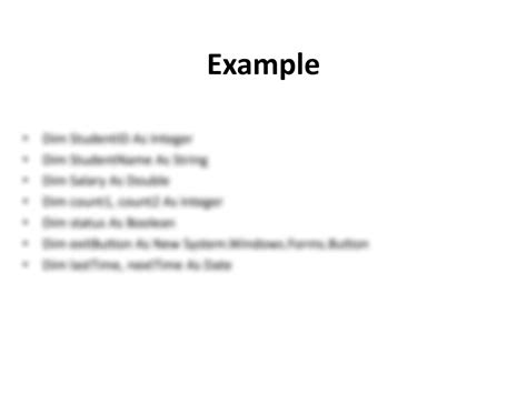 SOLUTION Variables And Functions In Vb Net Studypool