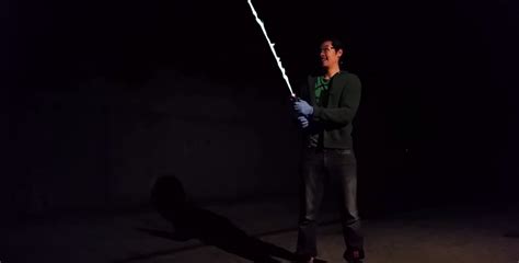 This Brilliant Man Invented A Real Working Lightsaber Maxim
