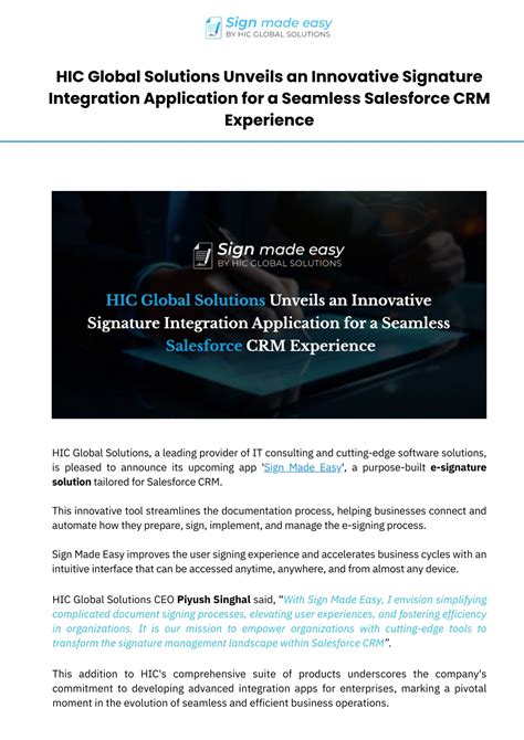 Ppt Sign Made Easy Paperless Esignature Solution By Hic Global Solutions Powerpoint