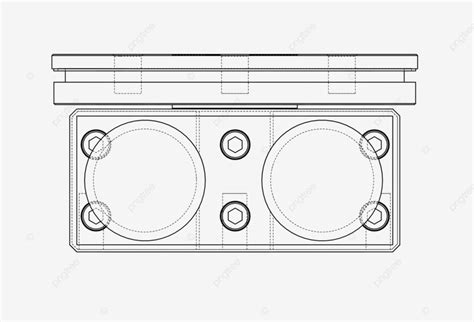 Abstract Industry Object Concept Vector Industry Industry Vector Outline Device Vector Industry