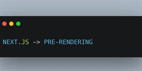 Pre Rendering In Nextjs Rdevto