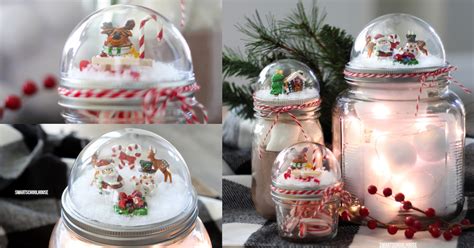 Mason Jar Lid Snow Globe Smart School House