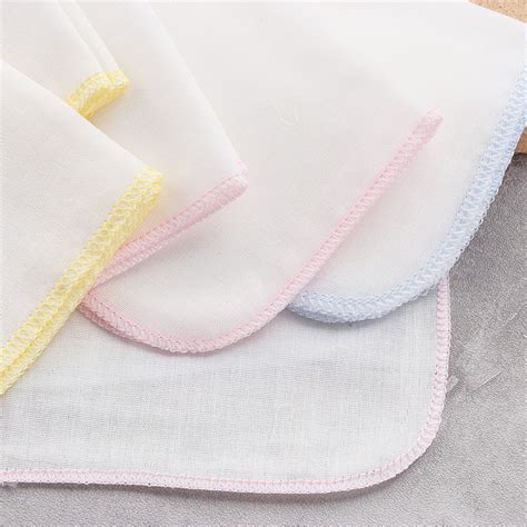 Badu Bg 10 бр лот Почистваща подложка за лице Мека освежаваща чиста кърпа Памучна муселинена