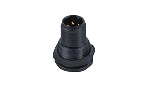 M12 패널마운트 커넥터 숫놈전면체결플라스틱납땜 커넥터 M12 신호용 커넥터 숫놈 패널마운트 M12 신호커넥터 패널마운트 M12 원형 커넥터