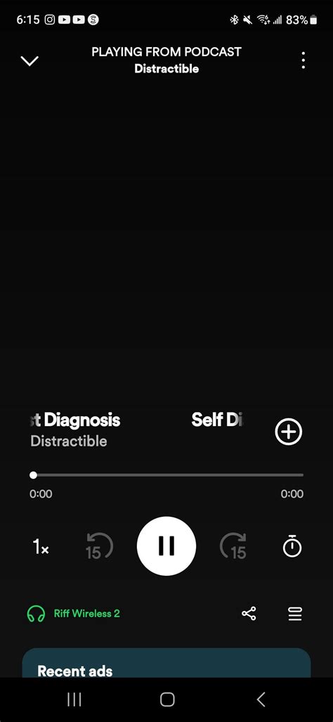 Spotify Crashed While Listening To Distractible R Distractible
