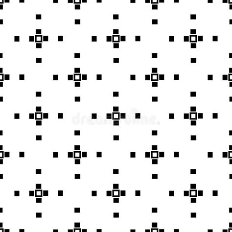 Abstract Small Square Boxes Geometrical Pattern Repeated Design On