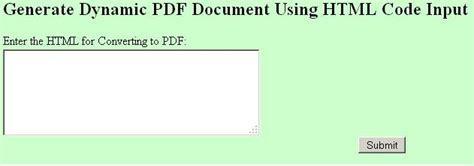 convert html to pdf with servlet itext java example part2 thinktibits