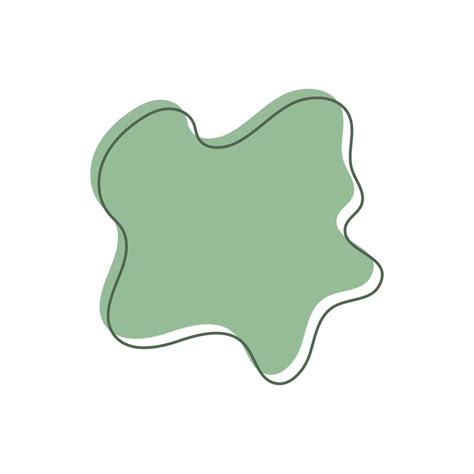 Green Blob Isolated For Decoration Artistic Vector Illustration 16768995 Vector Art At Vecteezy