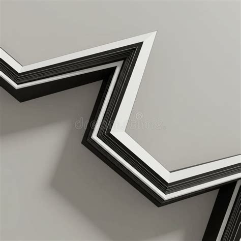 Geometric Abstract Artwork Featuring A Bold Angular Design The Piece