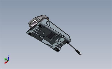 康耐视无线扫码枪 solidworks 2018 模型图纸下载 懒石网