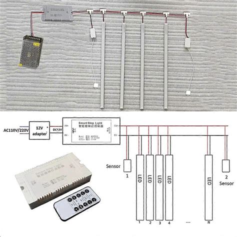 Led Pir Stairs Lights Wallled Stairs Lights Pir Motion Sensor Cob Led Light Strip 11 30 Step