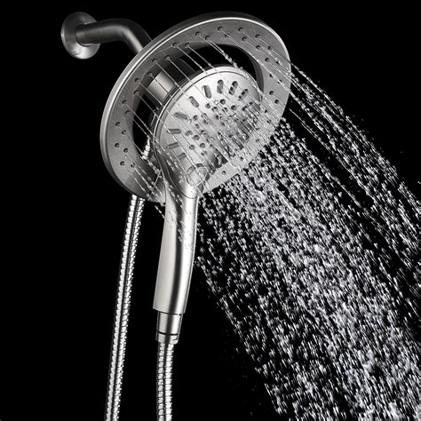 Buy Valkrie Two In One 3 Spray 748 In Dual Wall Fixed And Handheld Shower Head In Brushed