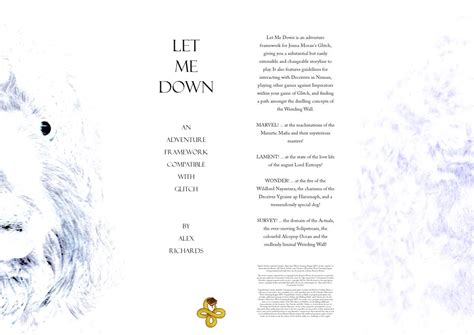 Let Me Down An Adventure Framework For Glitch Available To Purchase Release Announcements