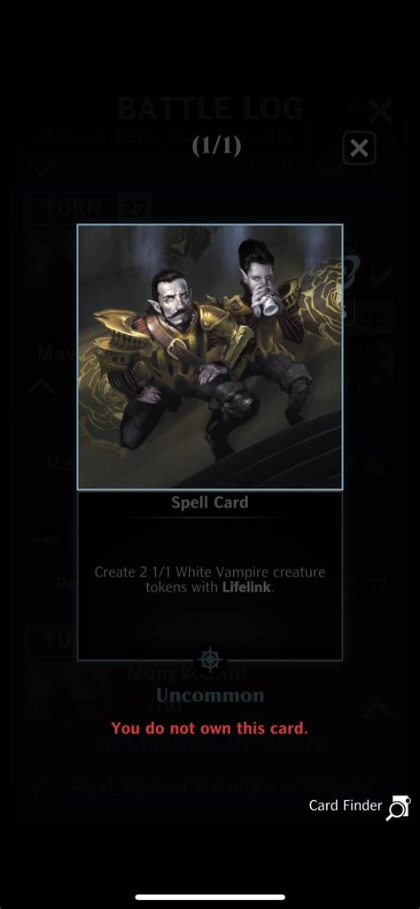 Battle Log Bug R MTGPuzzleQuest