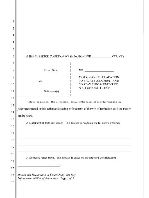 Writ Of Restitution Fill Online Printable Fillable Blank Pdffiller