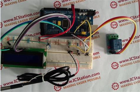 Temperature Detecting Heating Control System With