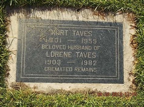 Lorene Marie Thomas Taves 1903 1982 Find A Grave Memorial