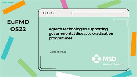 C Richaud Agtech Technologies Supporting Governmental Diseases