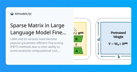 Sparse Matrix In Large Language Model Fine Tuning Ai Research Paper