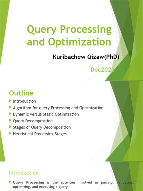 Query Optimization Pdf Program Optimization Databases