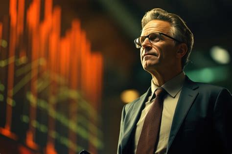 Premium Ai Image Portrait Of A Professional Financial Analyst In The