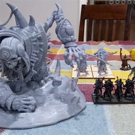3d Print Of Mummified Skeleton Titan By Jmxr