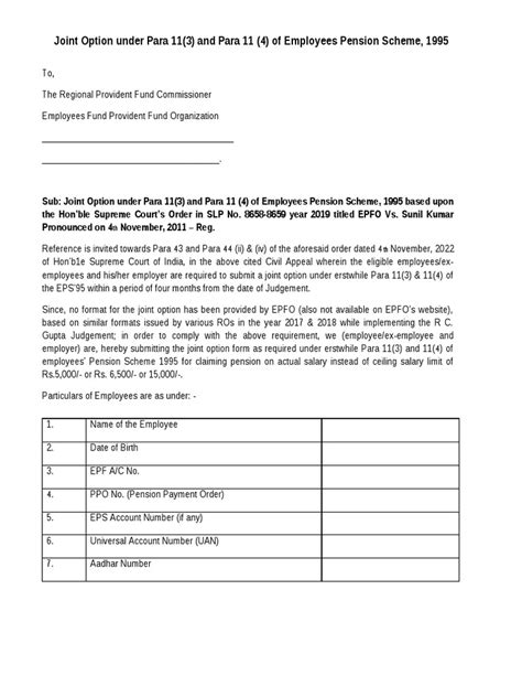 Joint Option Higher Pension Pdf Retirement Employee Benefits