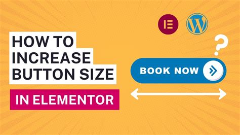 How To Increase Size Or Width Of Button In Elementor Wordpress 2024 Youtube