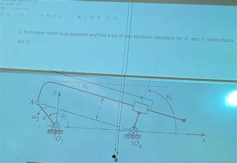 Solved 1 Formulate Vector Loop Equation And Find A Set Of