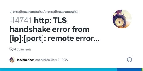 Tls Handshake Error From Ip Port Remote Error Tls Bad