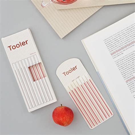 툴러 Tooler 툴러플래그 레드라인 포스트잇책갈피 롱인덱스 독서플래그 밑줄 북마크 위시버킷