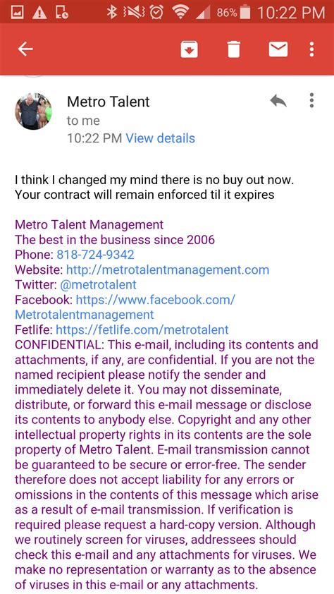 Bad Agent Threatens Porn Star With An Invalid Contract Adult Industry NewsAdult Industry News