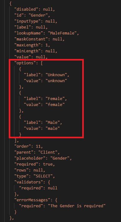 how can one dynamically update a select option when loading a dynamic