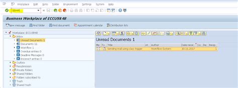 sap tech triggering work flow with class event