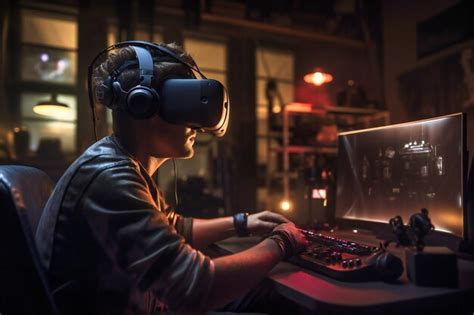 Premium Photo Immersive 3d Environments Haptic Feedback Suits And