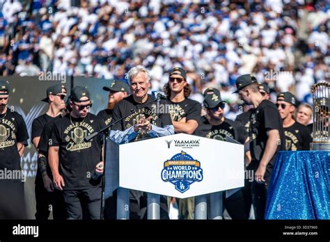 Los Angeles Dodgers Chairman And Controlling Owner Mark Walter At The