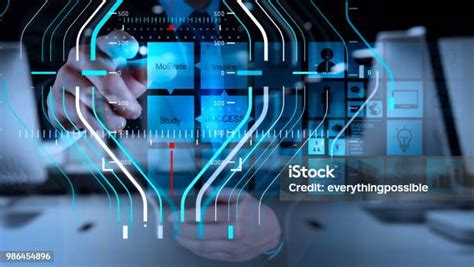 사업가의 이중 노출 가상 화면에 비즈니스 성공을 차트 개념을 그립니다 공연에 대한 스톡 사진 및 기타 이미지 공연 과학 그래프 Istock