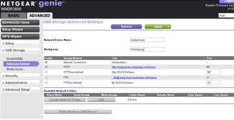 Readyshare Usb Storage Gui Explained Netgear Support